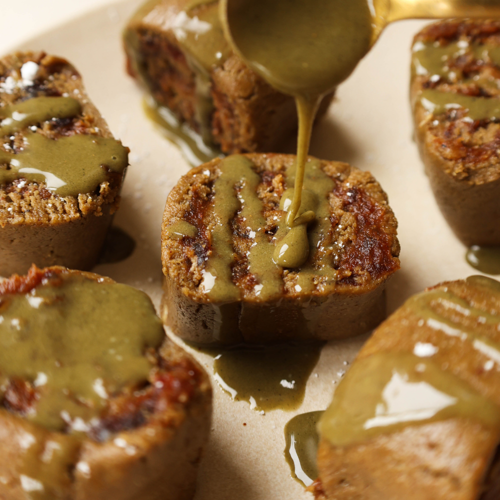 No-Bake High-Protein Matcha Cinnamon Rolls - Sprout Living