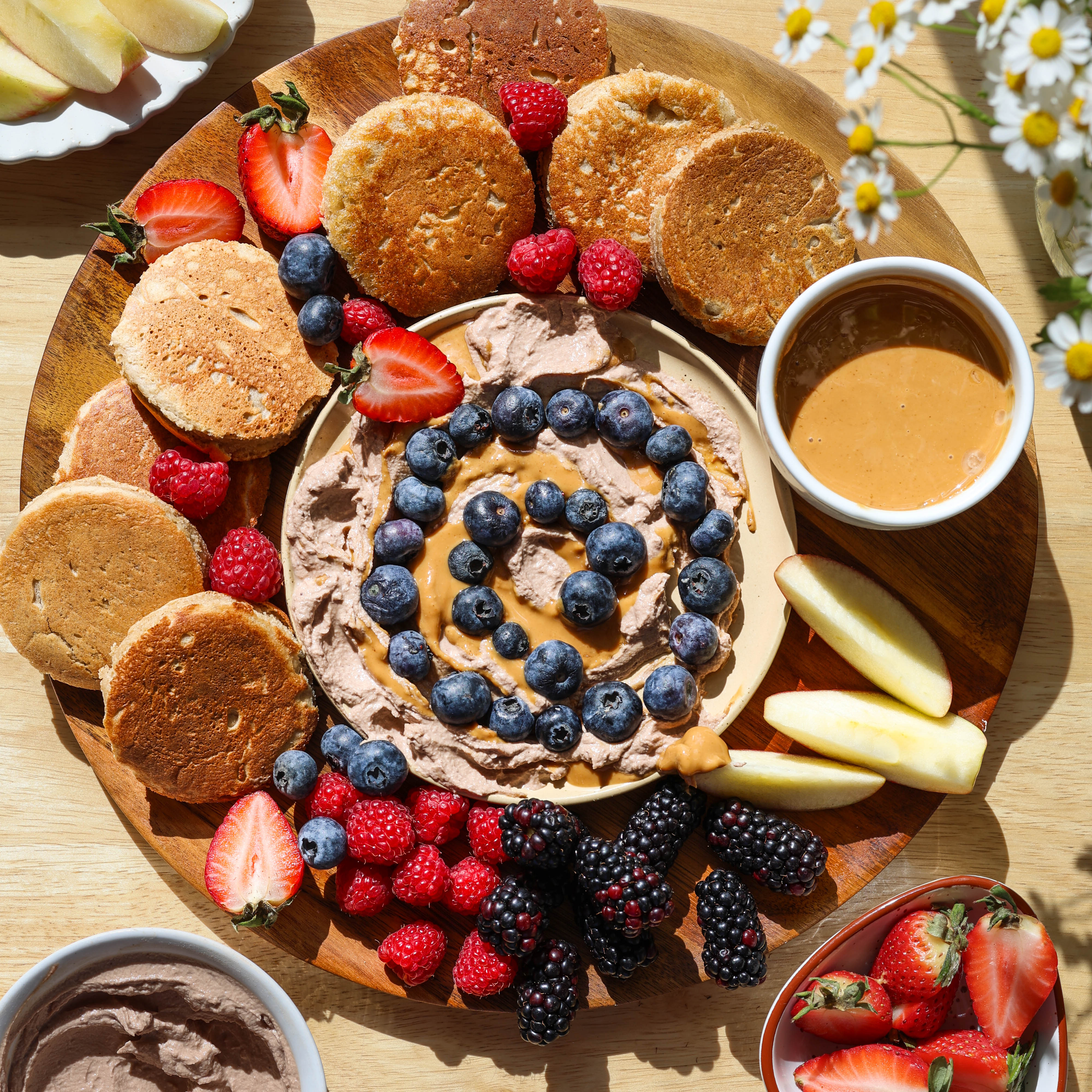 Epic Breakfast Board W/ Protein Pancakes - Sprout Living