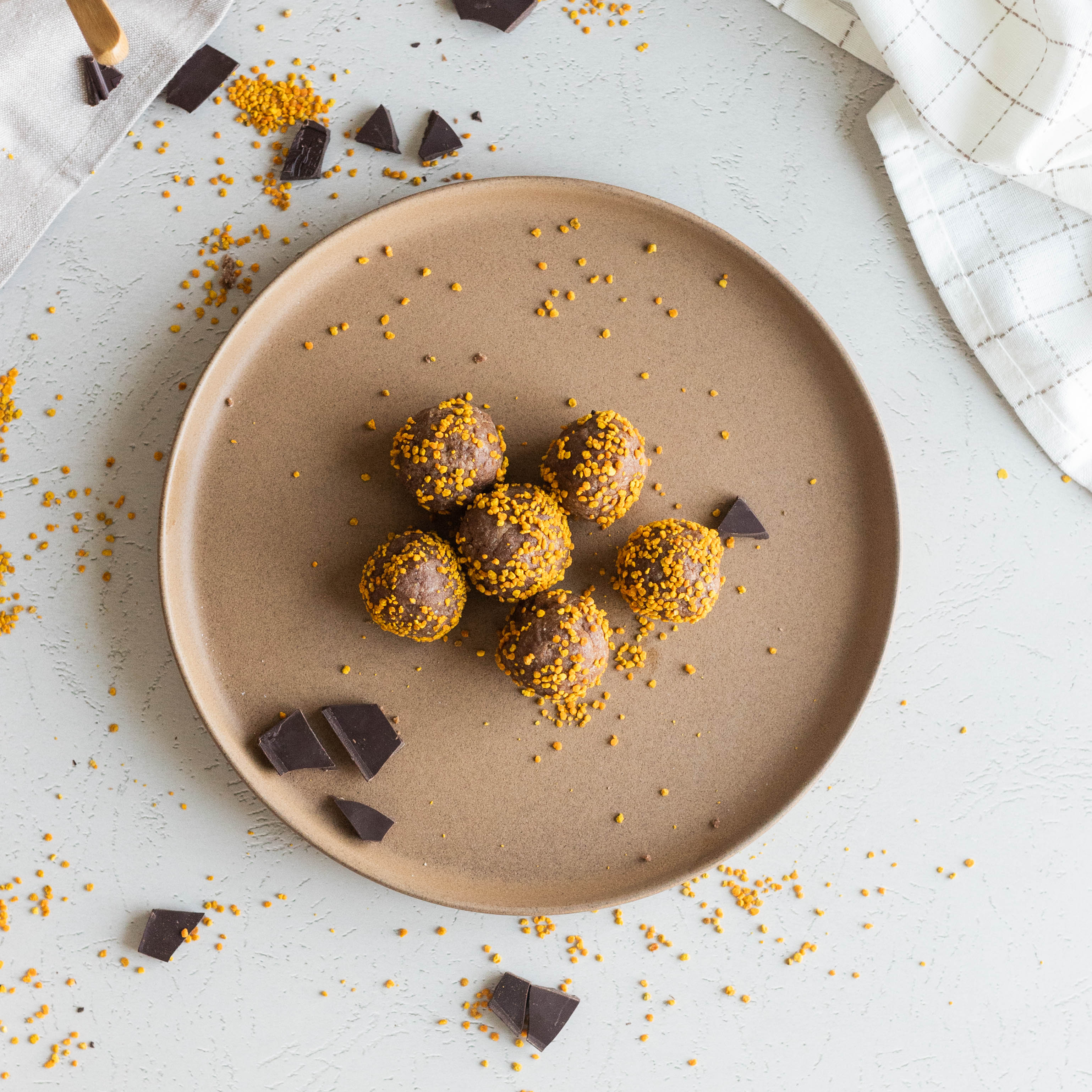 Bee Pollen Brownie Bites - Sprout Living