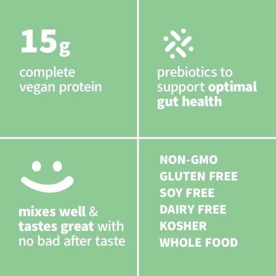 Organic Plant Protein + Adaptogens, Mindful Matcha. Additive Free ...