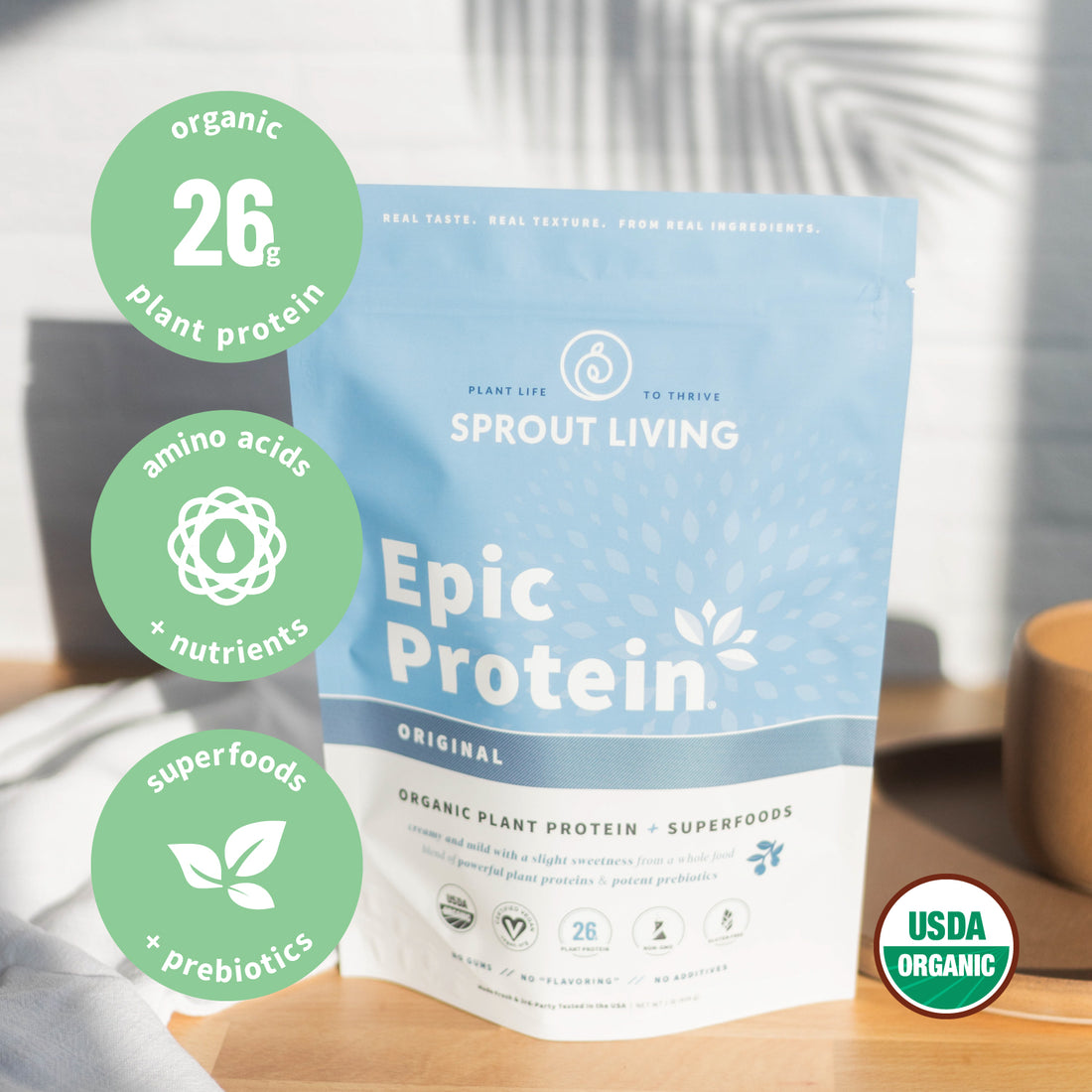 Epic Protein Original 38g | Organic & Vegan - Default Title - Sprout Living
