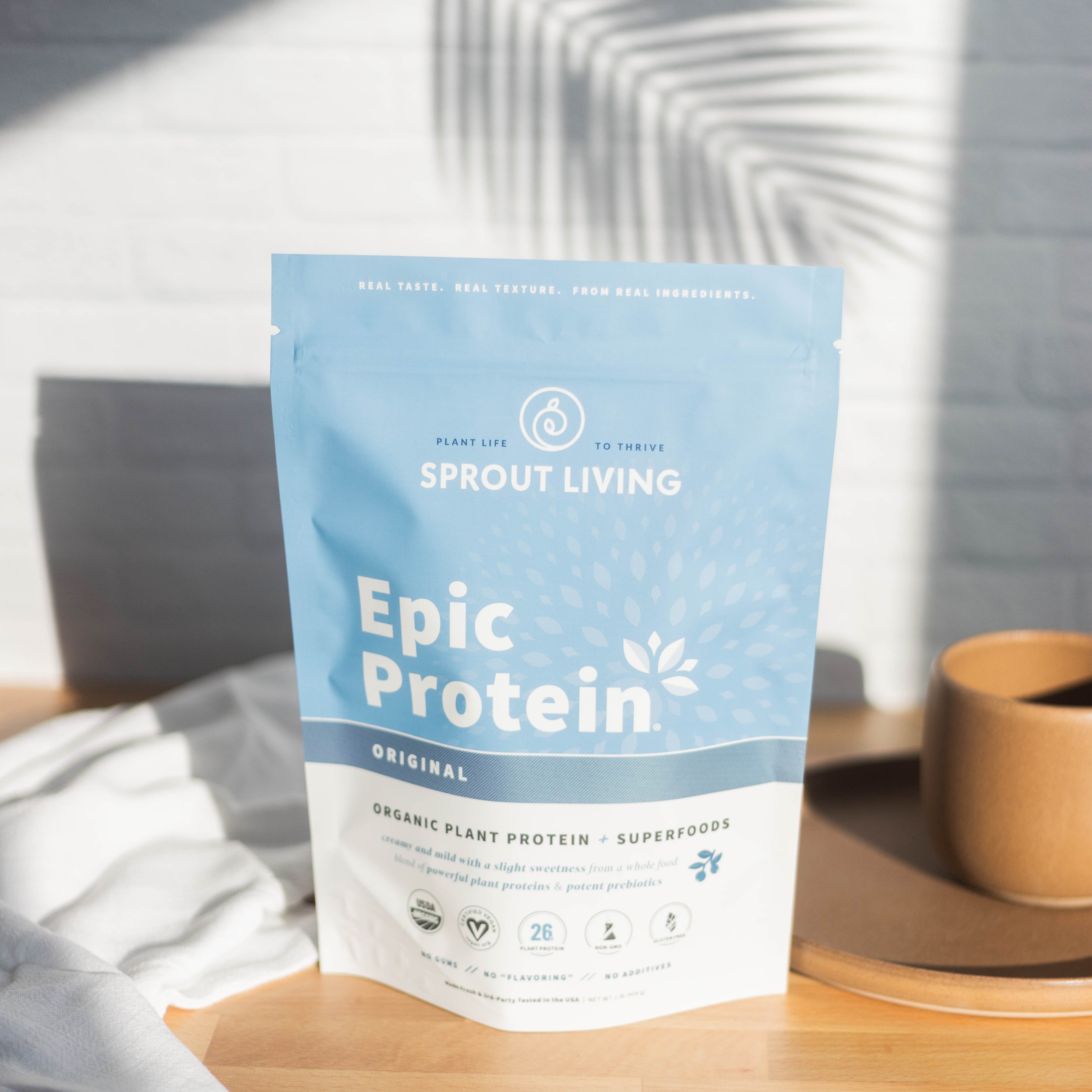 Organic Plant Protein + Superfoods, Original. Additive-Free. - Sprout ...