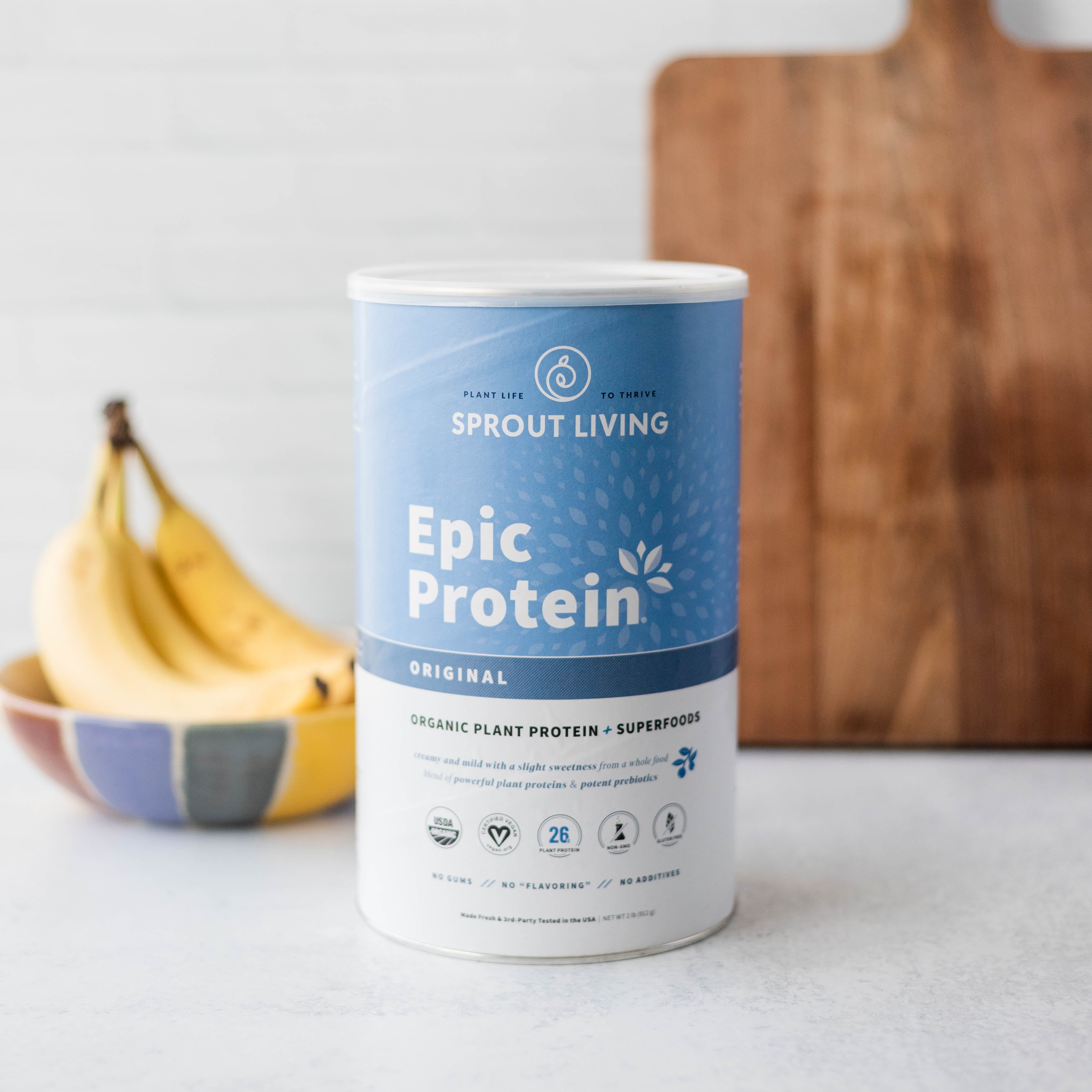 Organic Plant Protein + Superfoods, Original. Additive-Free. - Sprout ...