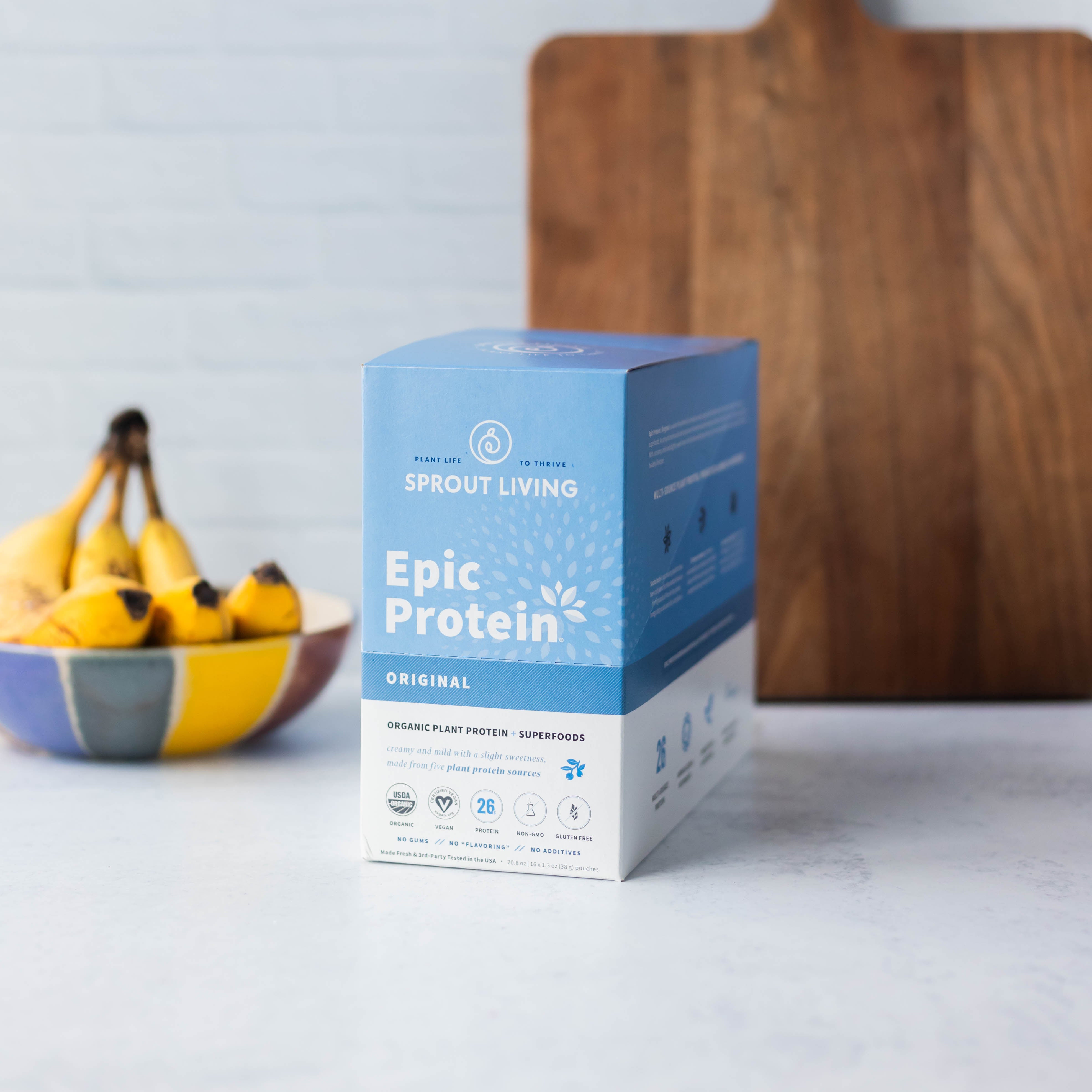 Organic Plant Protein + Superfoods, Original. Additive-Free. - Sprout ...